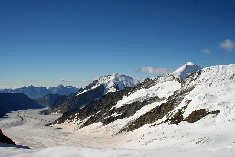 Der Aletschgletscher..... Foto & Bild | landschaft, gletscher, berge ...