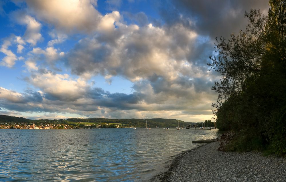 Der allmähliche Übergang vom Bodensee zum Rhein Foto & Bild ...