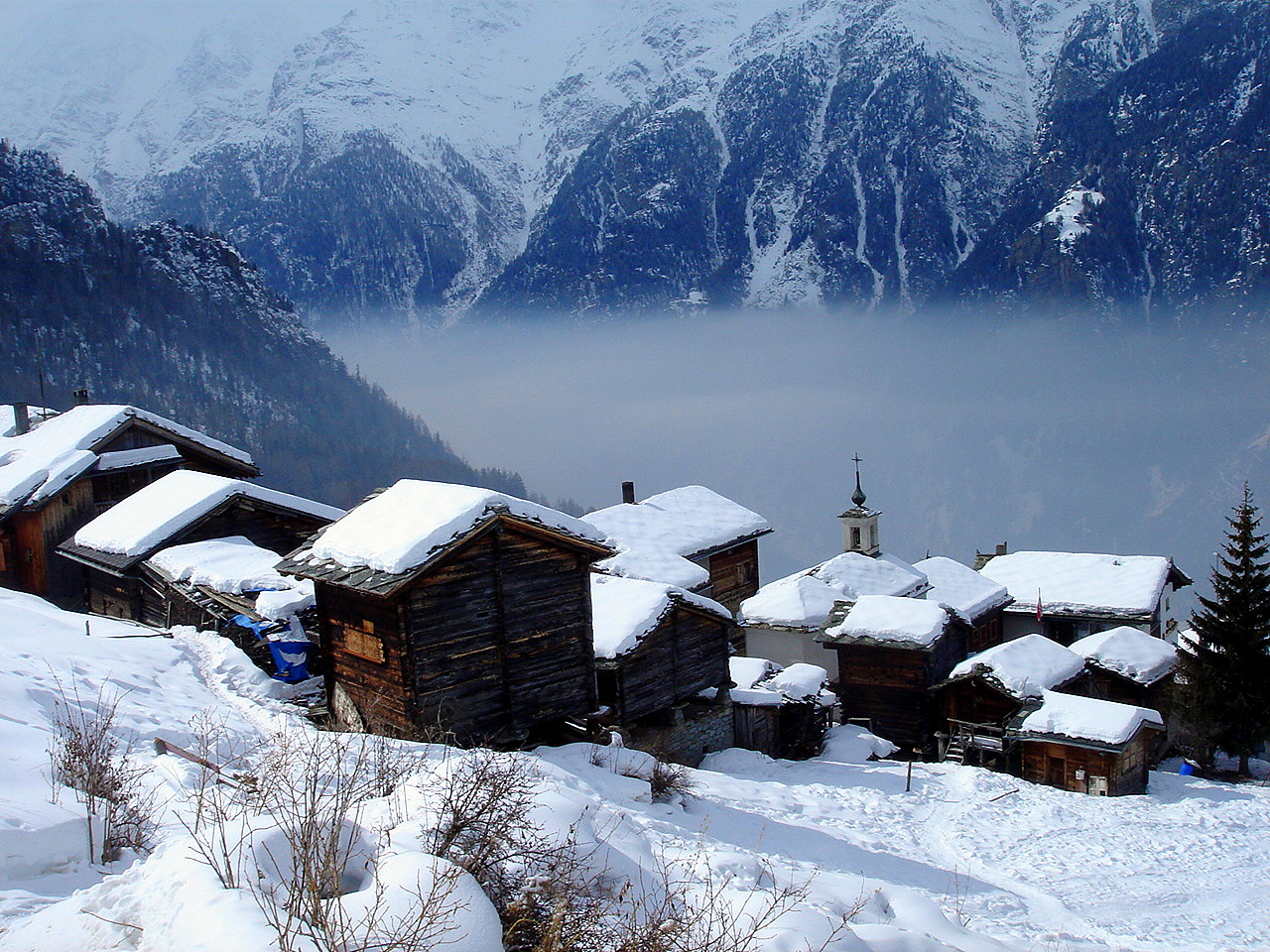 Der alte Dorfkern von Gasenried Foto & Bild | landschaft, lebensräume ...