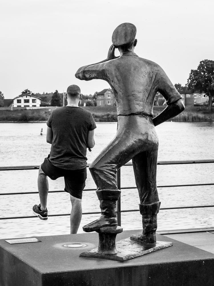 Der Angler und der Rufer Foto & Bild | deutschland, europe, schleswig ...