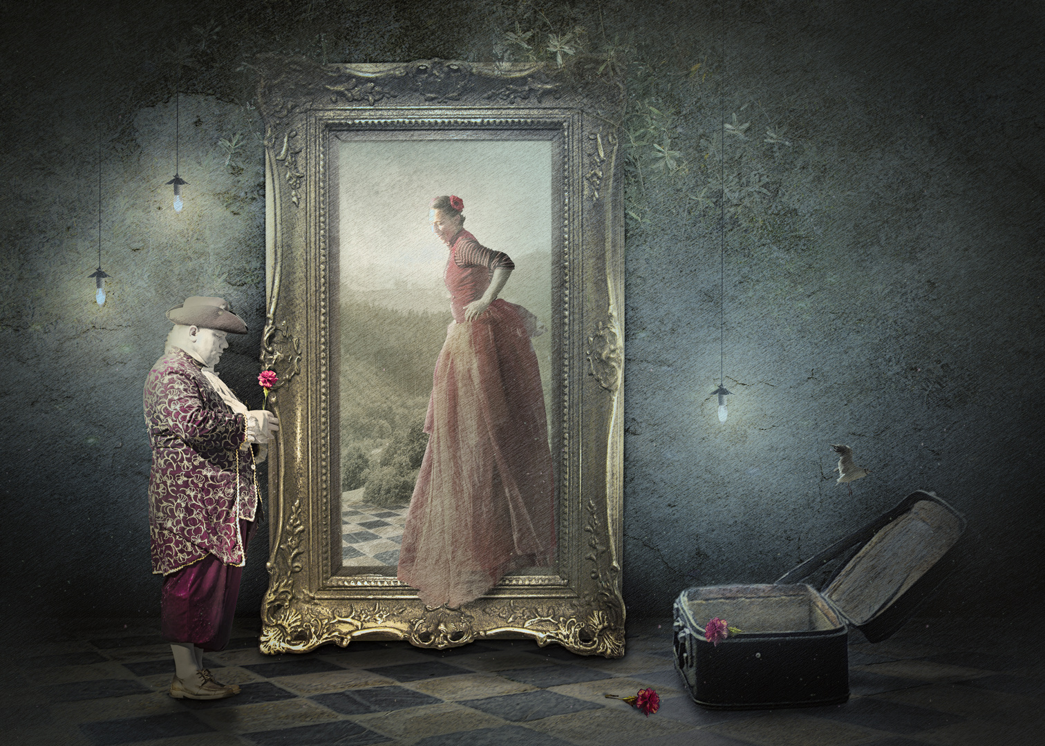 Der Antrag Foto & Bild | fotomontage, surreal, mann Bilder auf fotocommunity