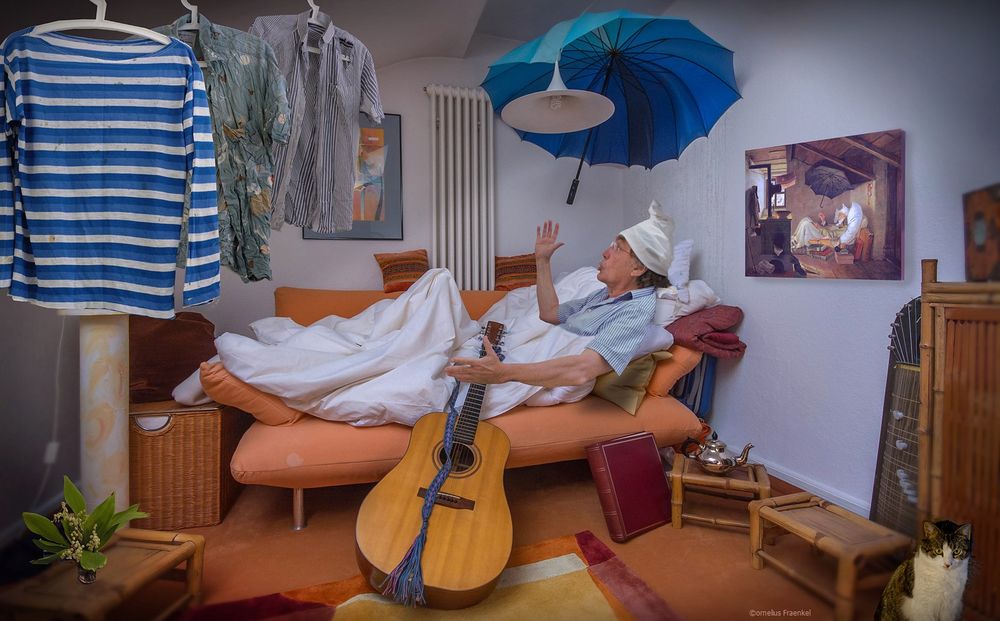 Der arme Poet - The poor Poet Foto & Bild | composing, digiart, arm ...