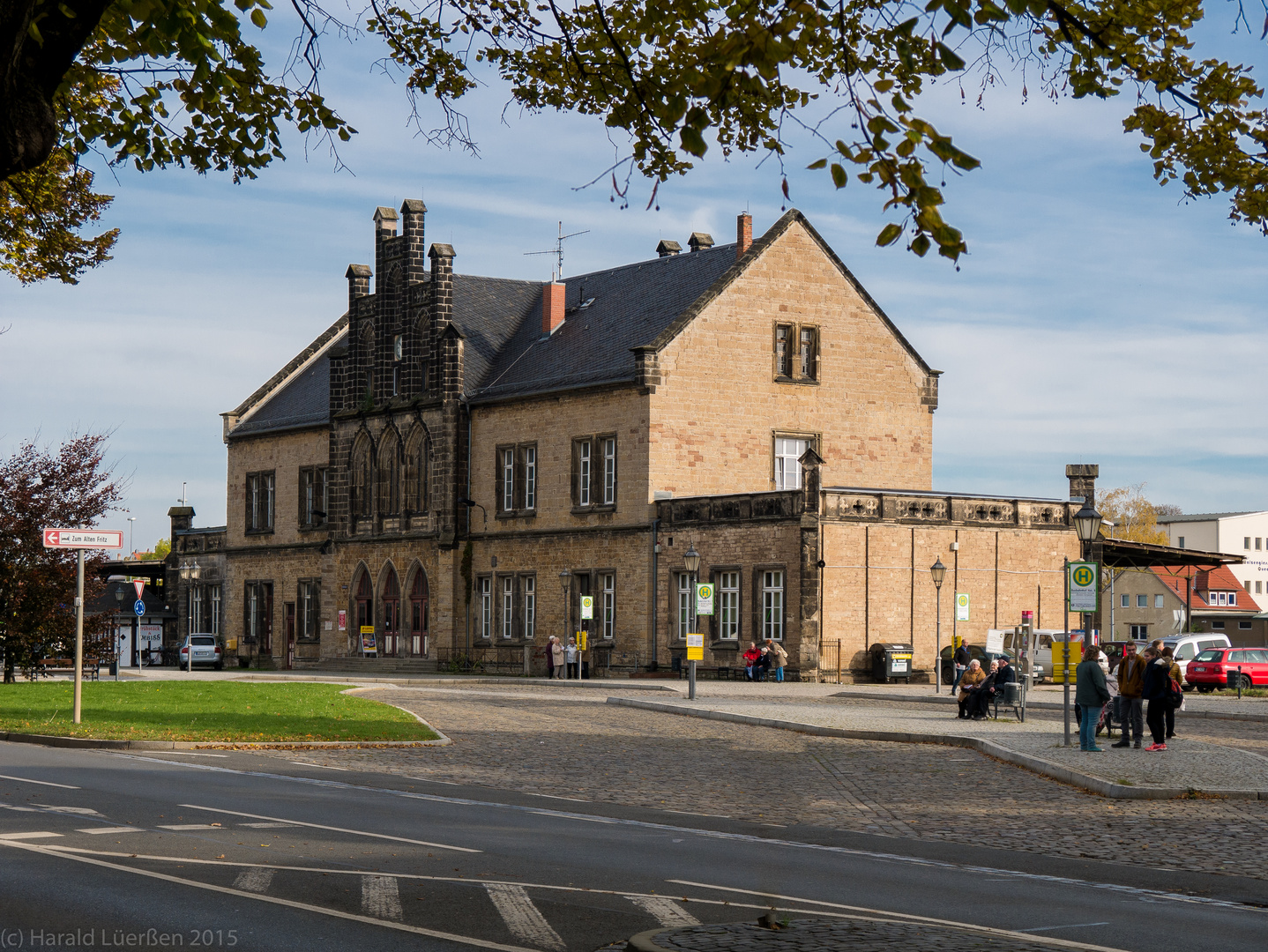 Der Bahnhof in Quedlinburg/ Harz. Foto & Bild | architektur, bahnhöfe & gleise, profanbauten ...