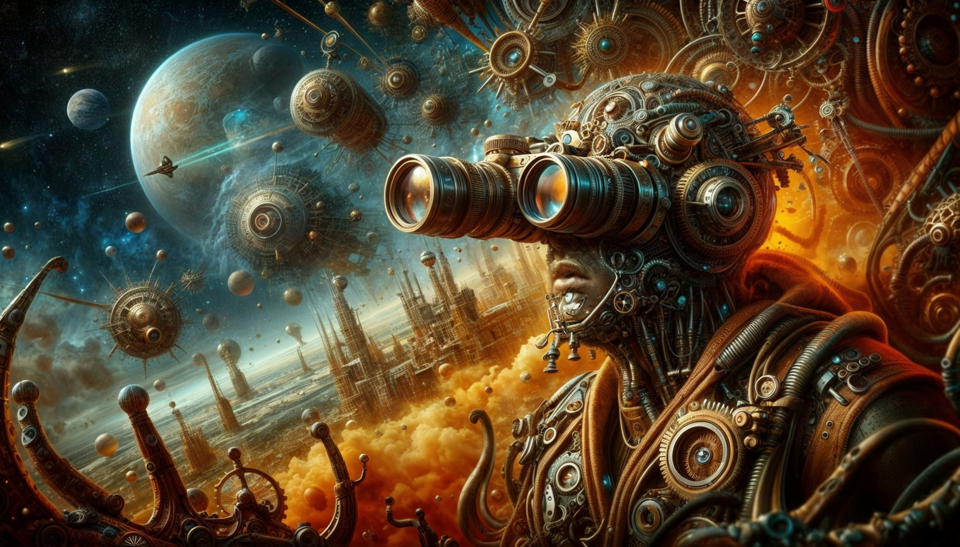 Der Beobachter des Kosmos Foto & Bild | ki - fantastisches, ki - fantasy, science fiction Bilder ...