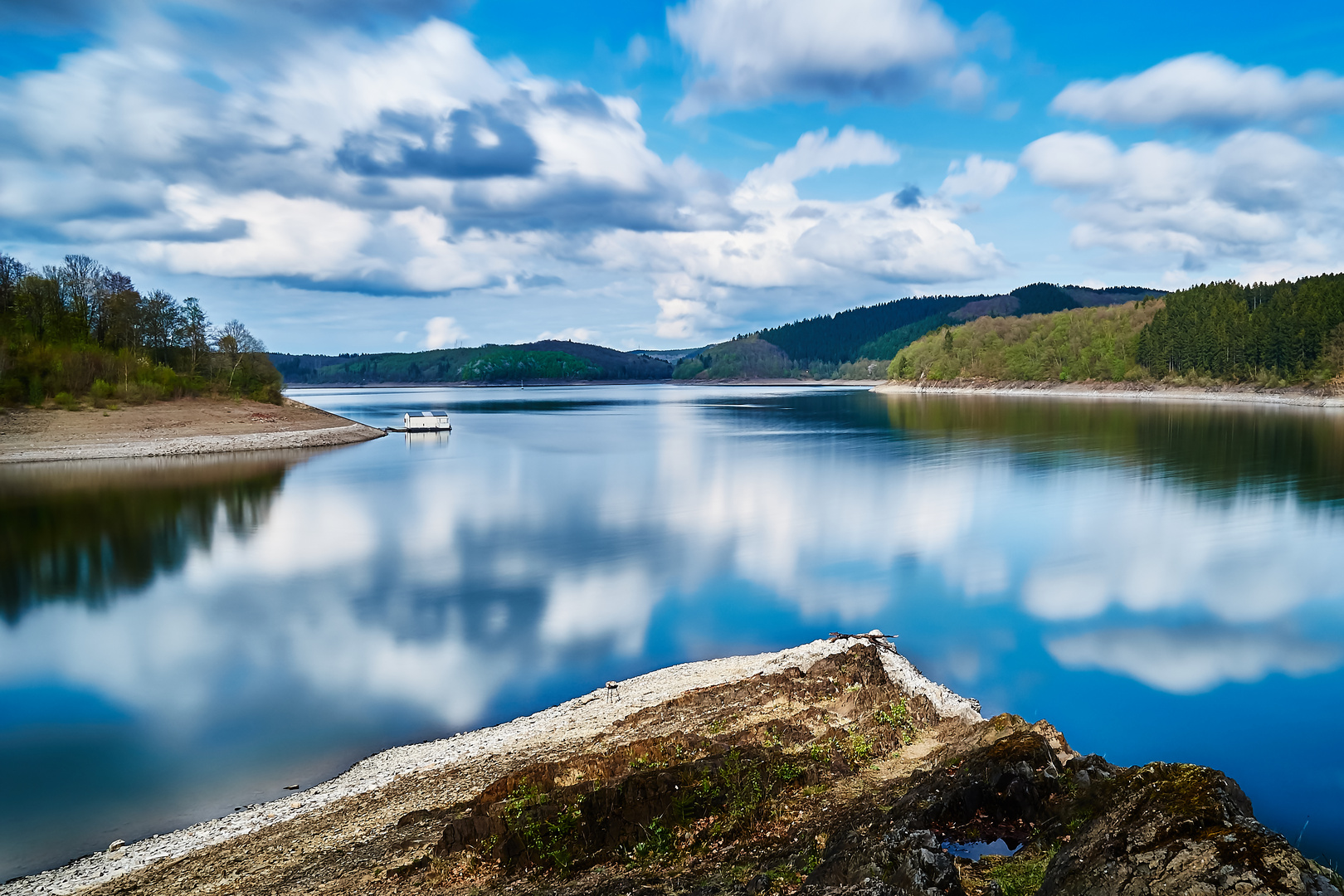 Der Biggesee Foto & Bild | himmel, natur, reflektion Bilder auf ...