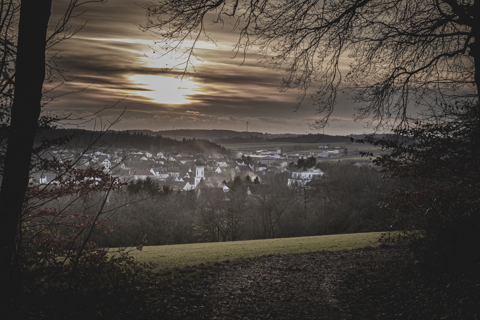 Der Blick auf Au/Hallertau Foto & Bild | landschaft, lebensräume, fotos ...