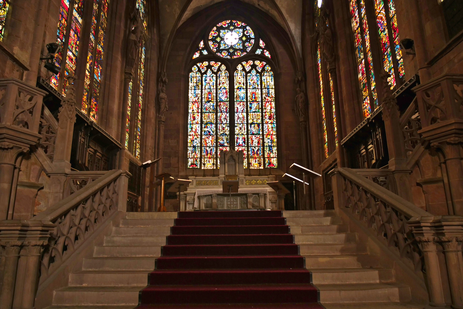 Der Blick zum Altar Foto & Bild | architektur, sakralbauten, innenansichten kirchen Bilder auf ...