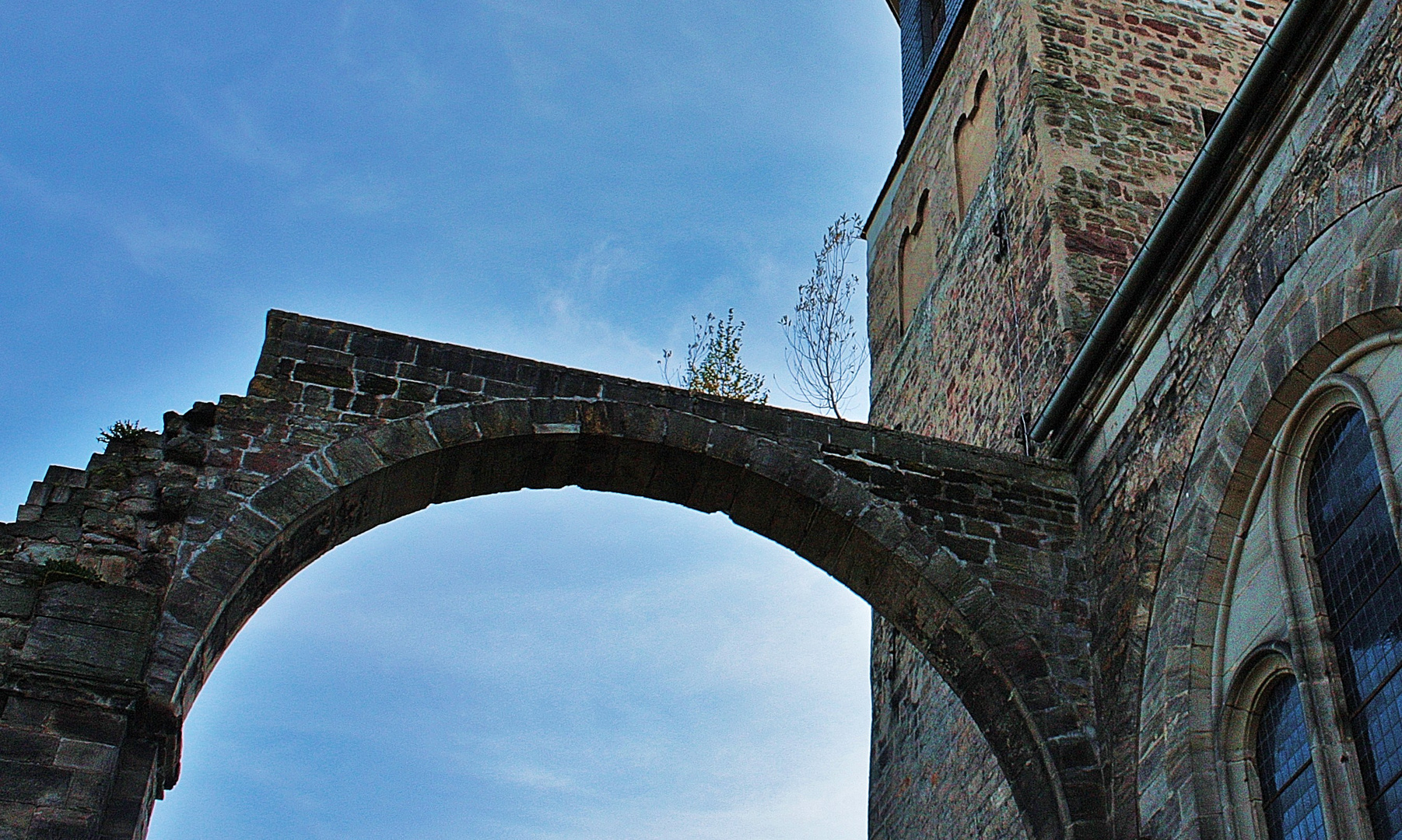 Der Bogen Klosterkirche Talbürgel Foto & Bild | jena Bilder auf ...