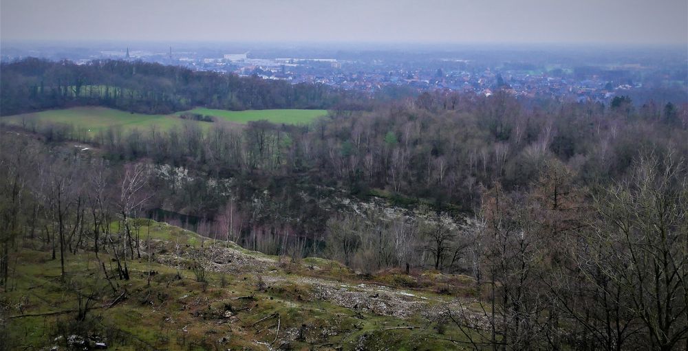 Der Canyon in Lengerich - Blick über die Schlucht zur Stadt Foto & Bild ...