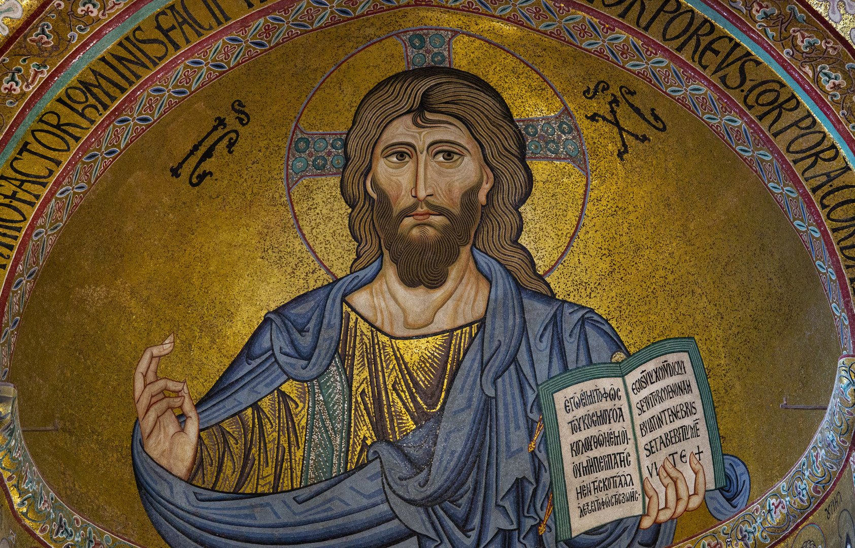 Der Christus Pantokrator von Cefalù Foto & Bild | italy, world, kirche Bilder auf fotocommunity