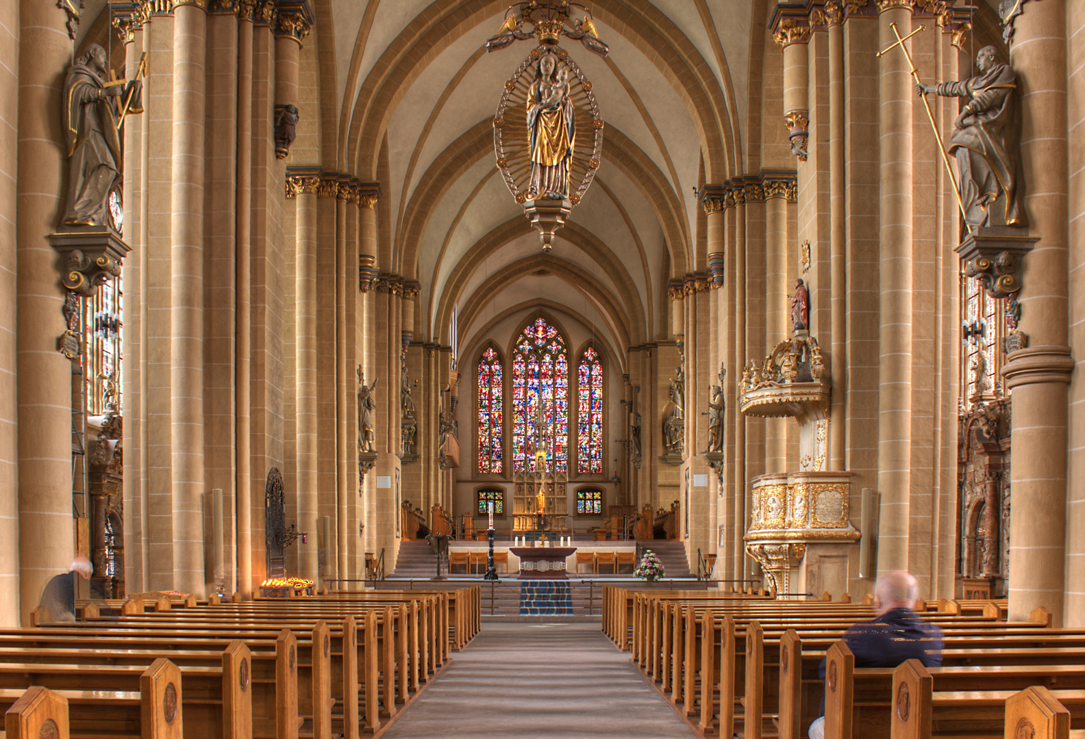 Der Dom zu Paderborn Foto & Bild | architektur, sakralbauten, innenansichten kirchen Bilder auf ...