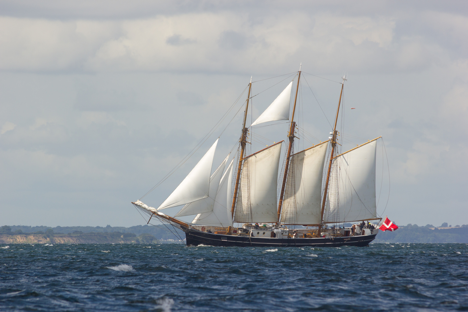 der Dreimastschoner "DEN STORE BJØRN" Foto & Bild | segeln, ostsee ...