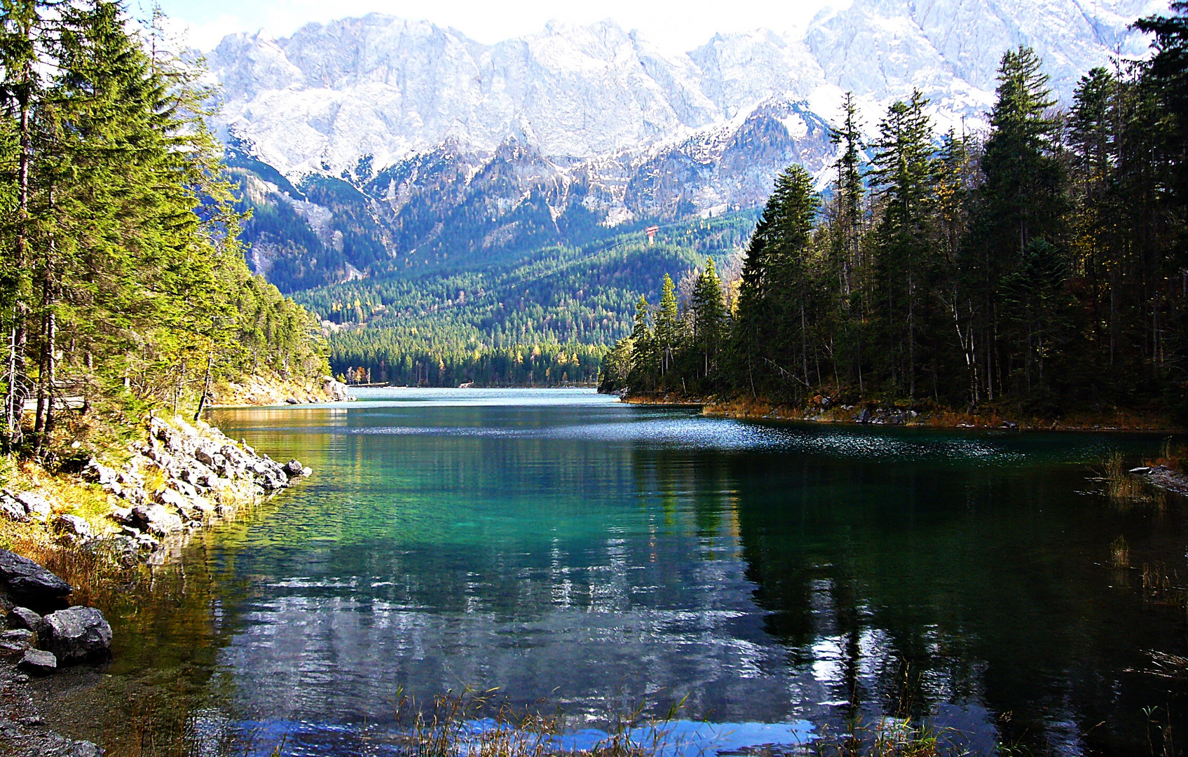 Der Eibsee 2 Foto & Bild | deutschland, europe, bayern Bilder auf ...