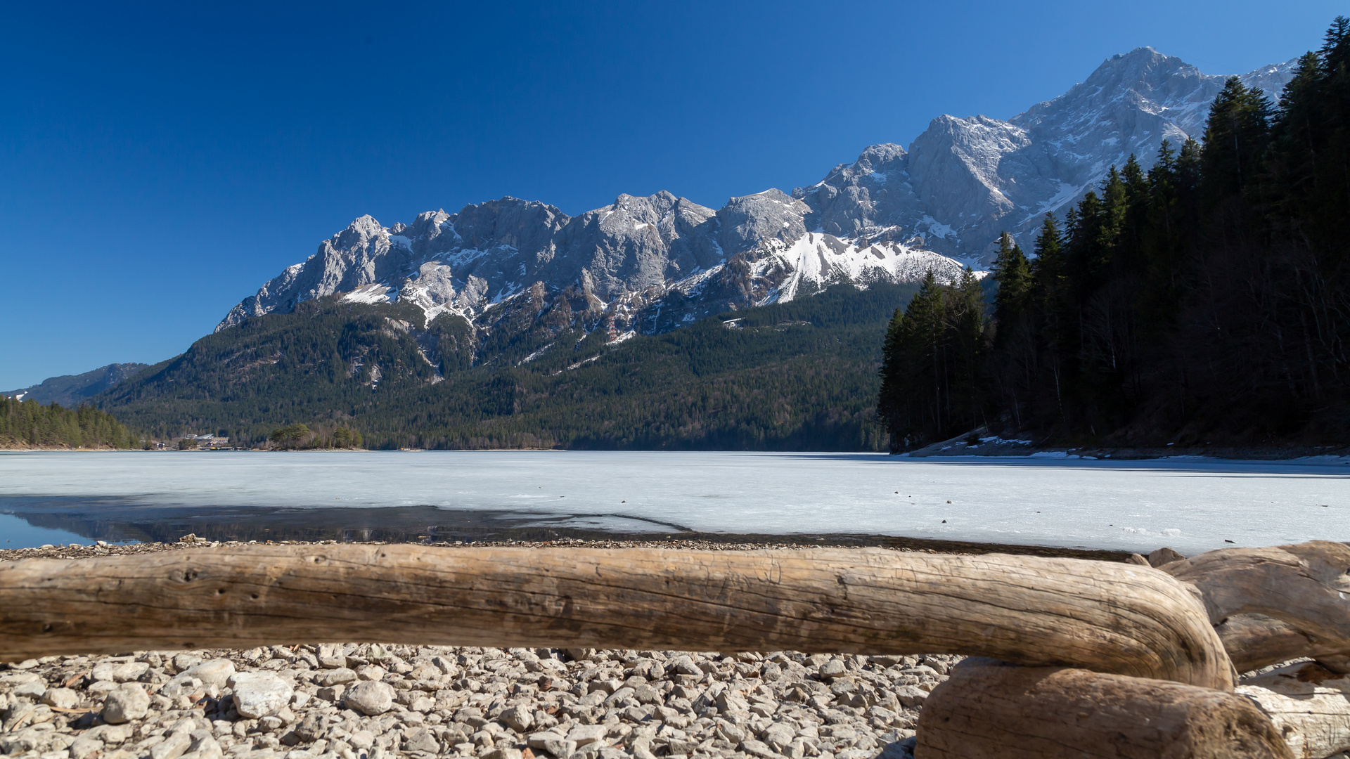 Der Eibsee Foto & Bild | landschaft, berge, bach, fluss & see Bilder ...