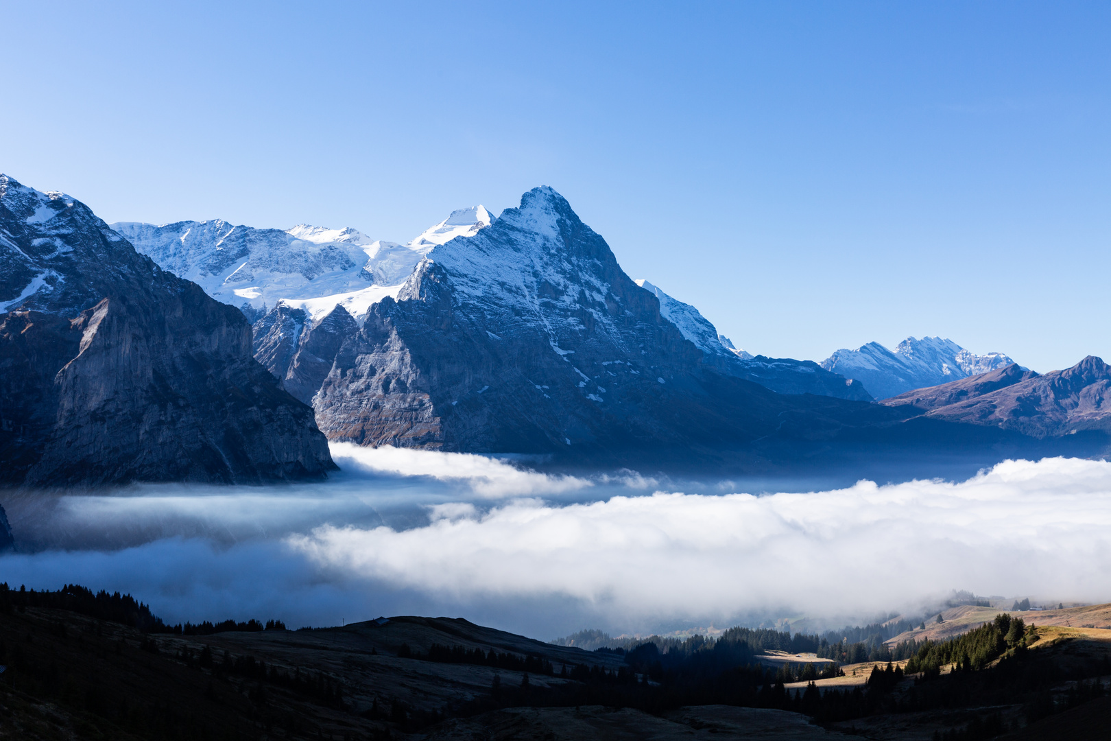 Der Eiger (3967 m.ü.M.) Foto & Bild | schweiz, berner oberland, eiger ...