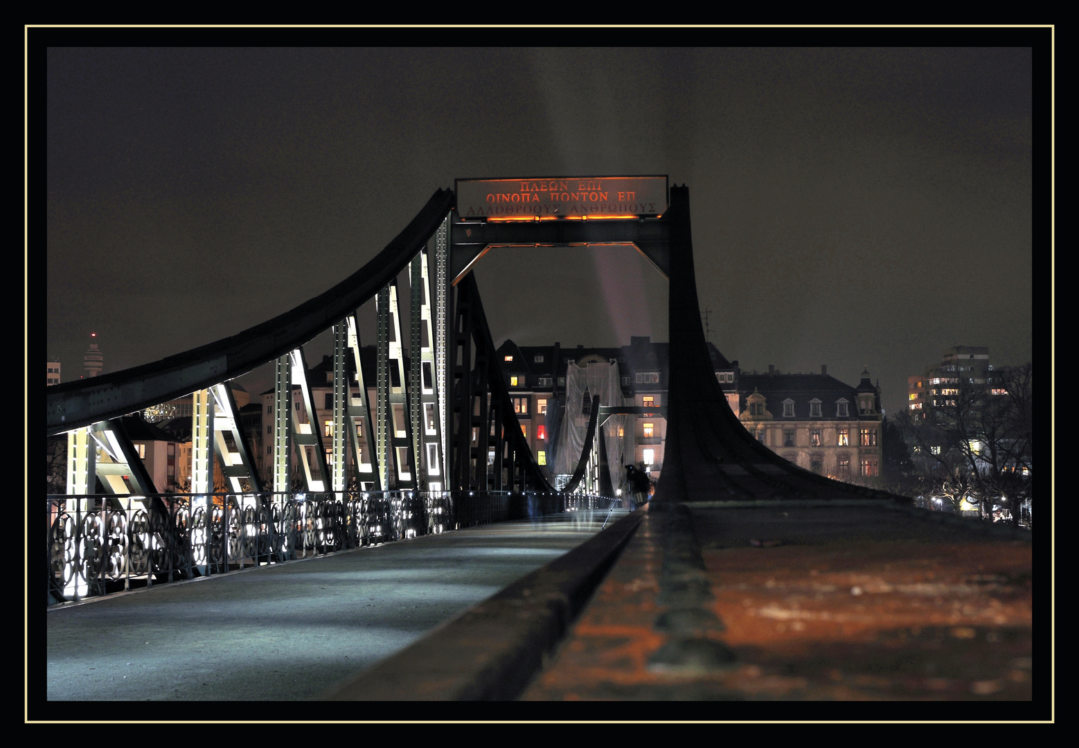 Der Eiserne Steg... ein bisschen anders Foto & Bild | deutschland ...