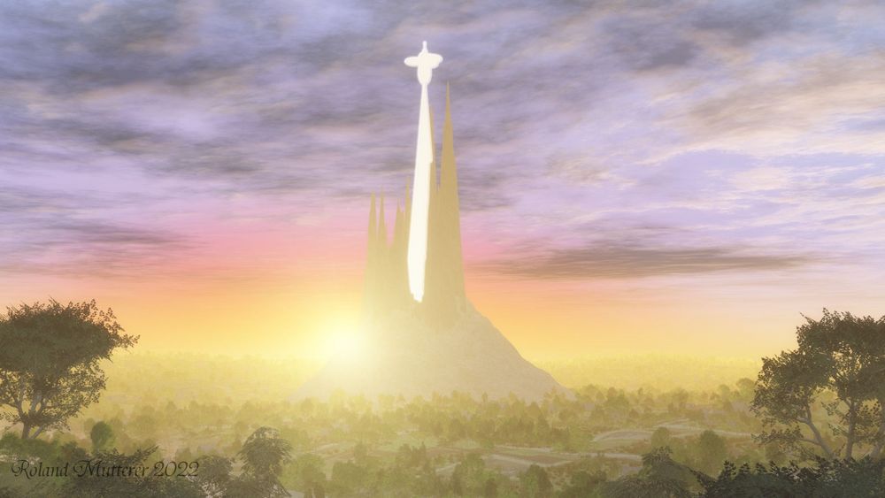 der Elfenbeinturm Foto & Bild | rendering, landschaftsrendering, 3d arts Bilder auf fotocommunity