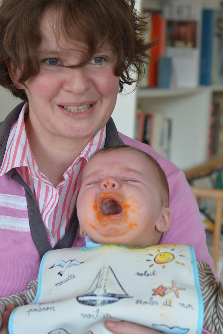 Der erste Brei Foto & Bild | kinder, babies, menschen Bilder auf ...