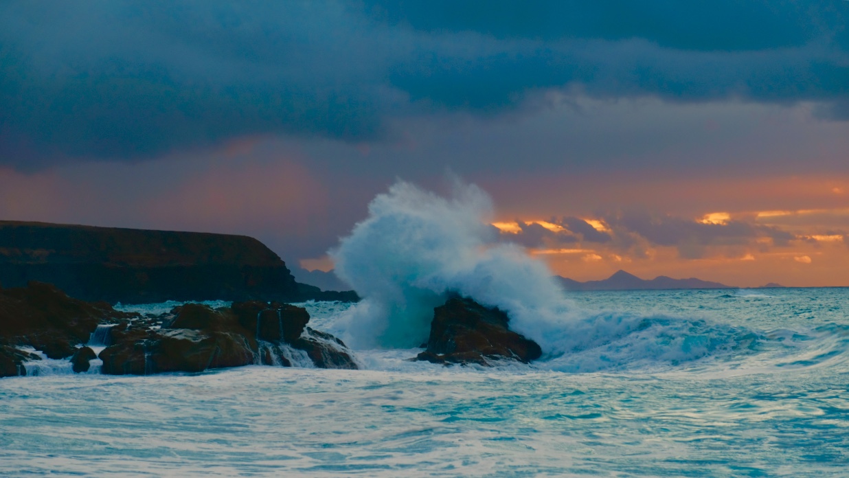 der Fels in der Brandung Foto & Bild | spain, world, sonnenuntergang ...