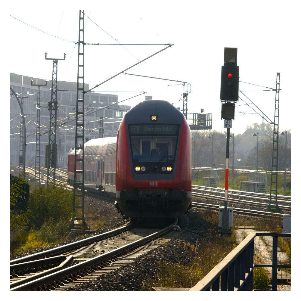 Der FEX fährt ein Foto & Bild | eisenbahn, verkehr & fahrzeuge, schiene ...