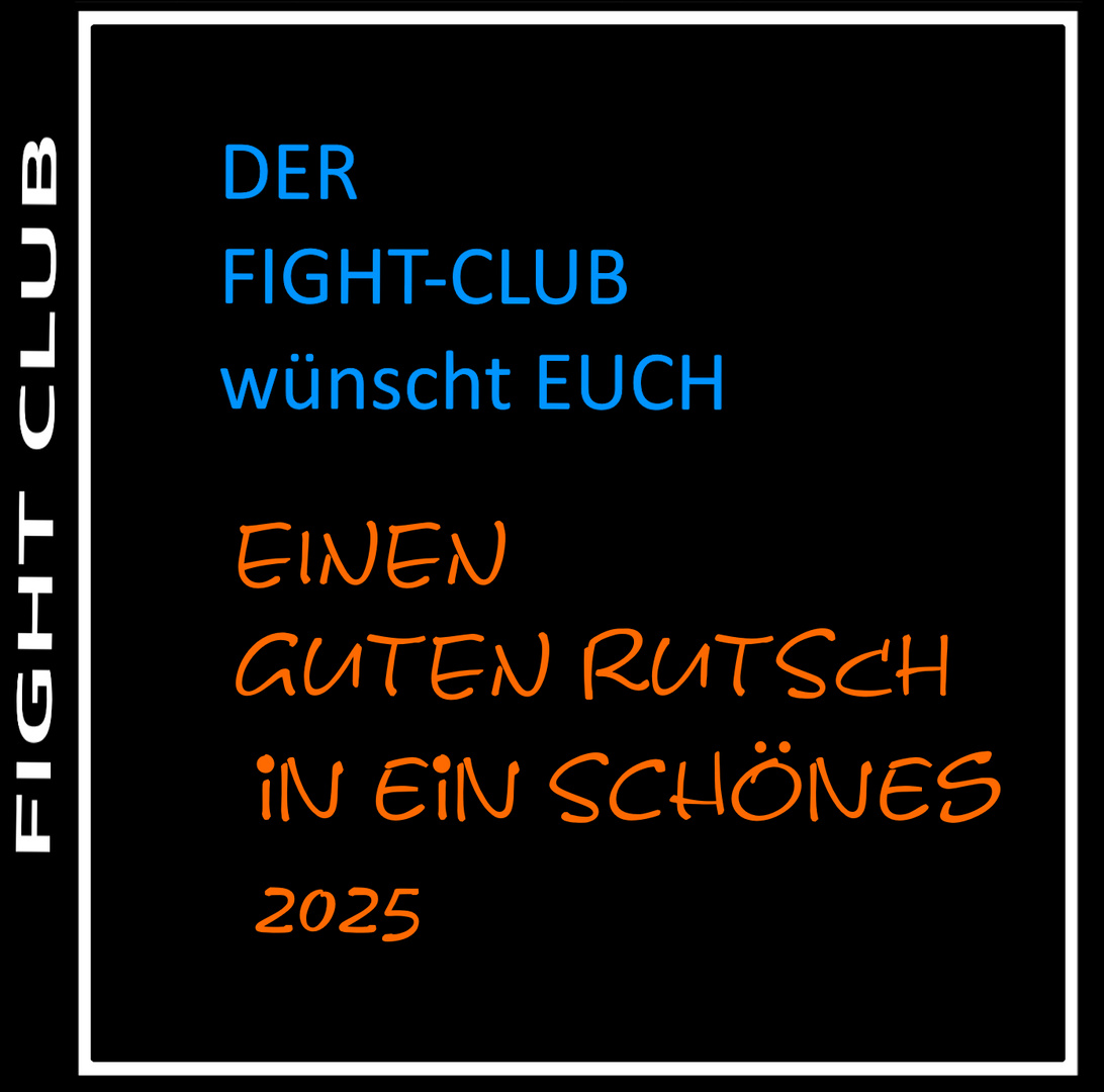 Der Fight-Club wünscht einen Guten Rutsch Foto & Bild | fight club ...