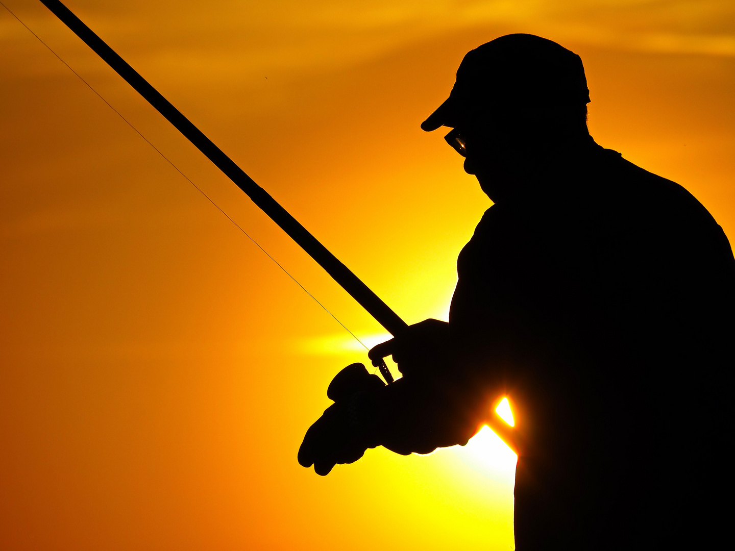 Der Fischer Foto & Bild | sunset, sonnenuntergang, outdoor Bilder auf ...