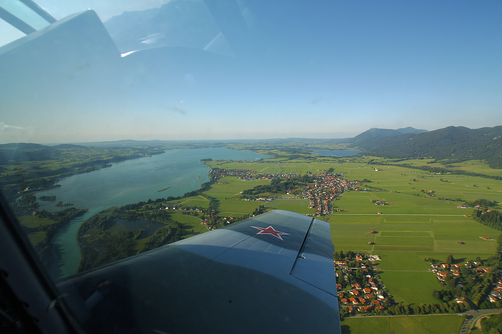der Forggensee Foto & Bild | landschaft, luftaufnahmen, füssen ...