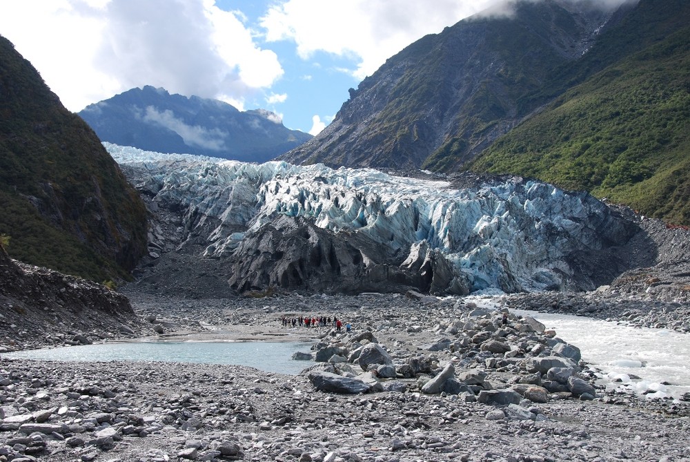 Der Fox Gletscher - Neuseeland 2009 Foto & Bild | landschaft, gletscher ...