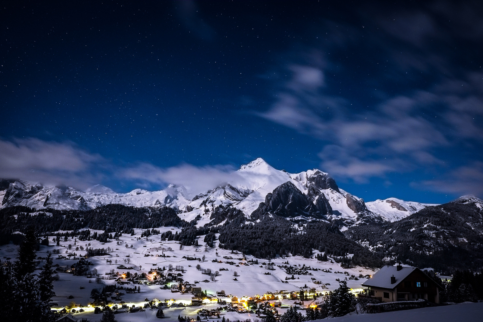Der Gipfel in stiller Nacht Foto & Bild | landschaft, berge, gipfel und ...
