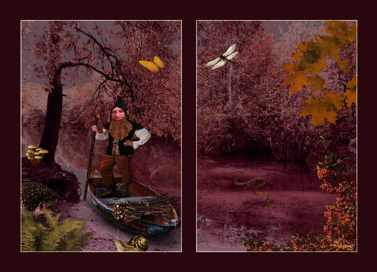 Der Gnom Foto & Bild | wald, composing, digiart Bilder auf fotocommunity