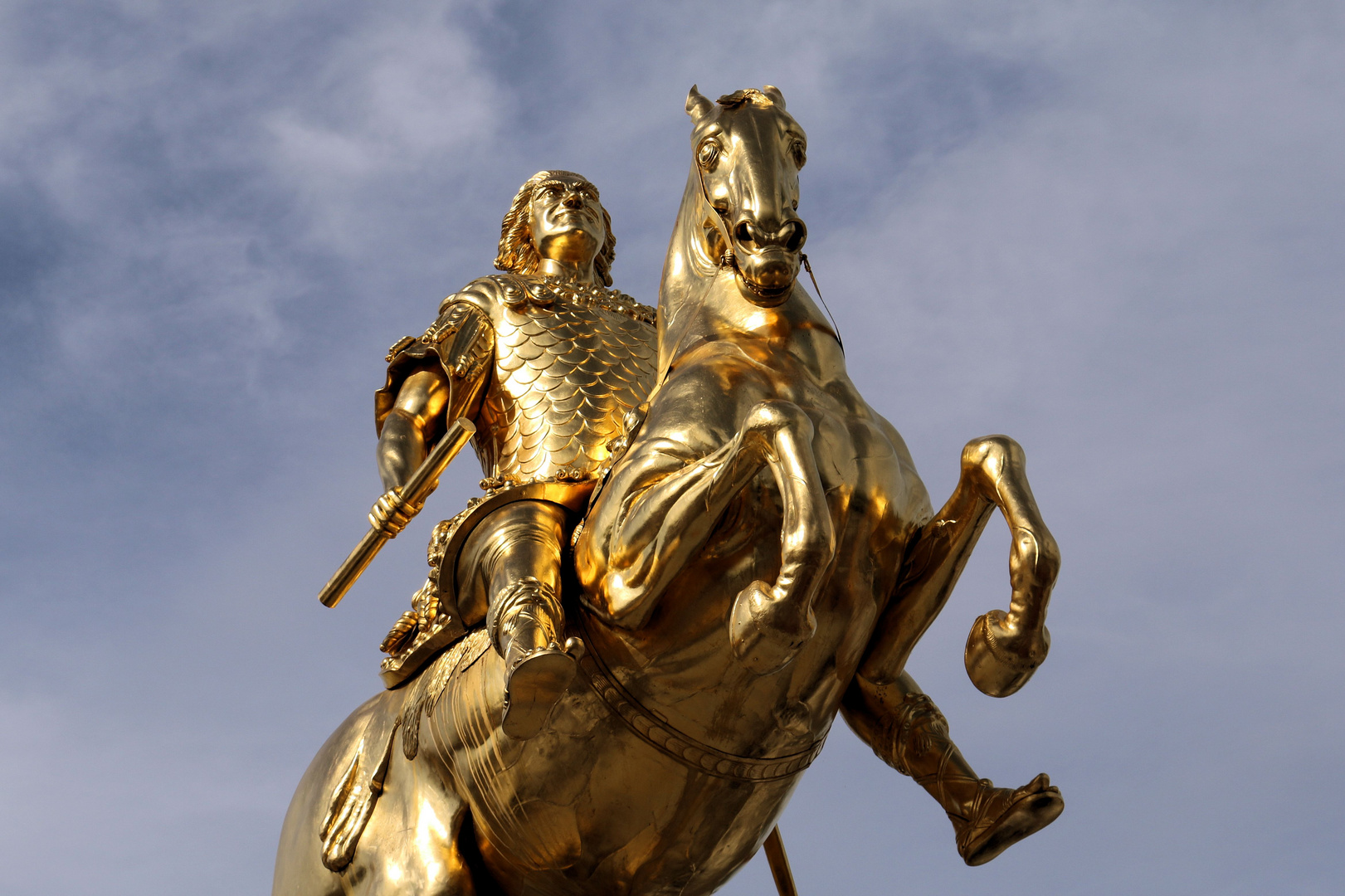 Der Goldene Reiter Foto & Bild | dresden, kunst, stadt Bilder auf ...