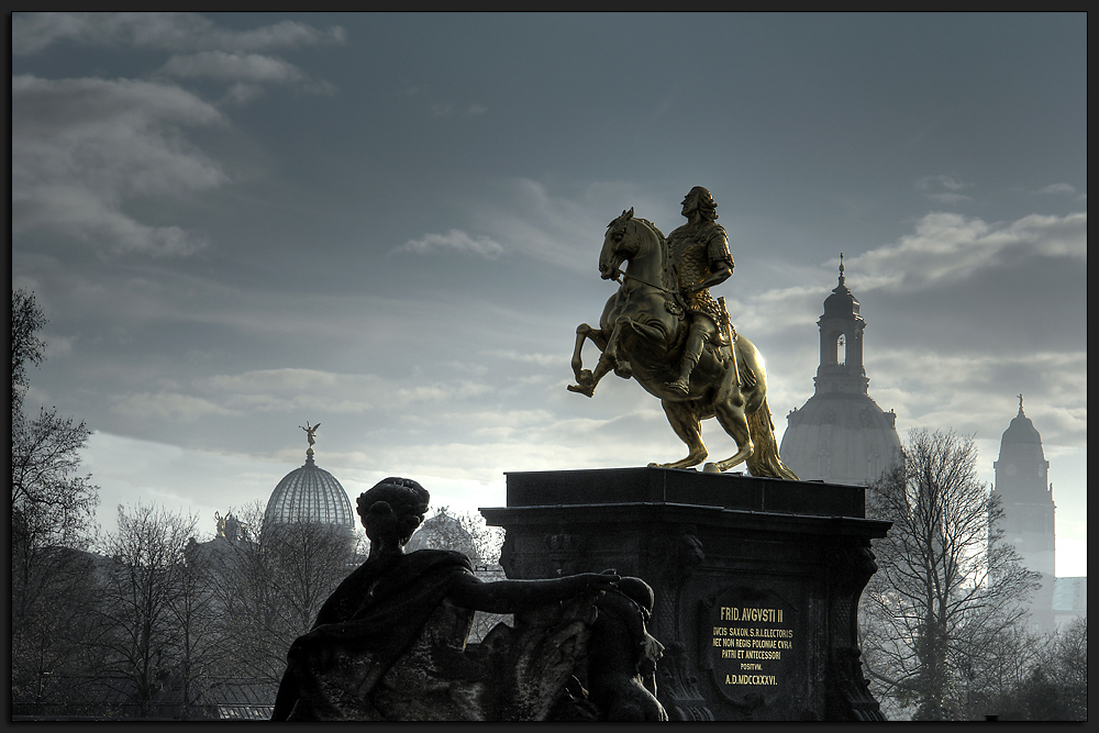 Der Goldene Reiter Foto & Bild | deutschland, europe, sachsen Bilder ...