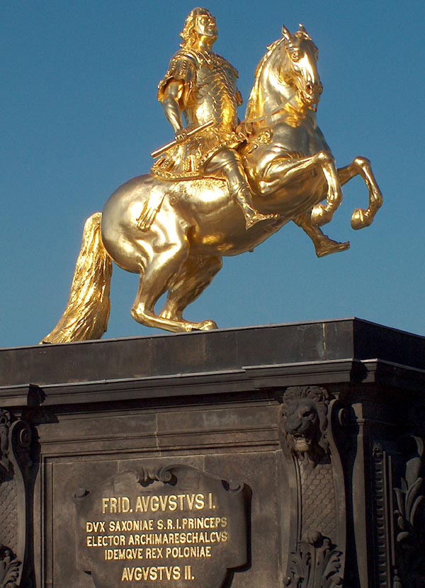 Der Goldene Reiter Foto & Bild | deutschland, europe, sachsen Bilder ...