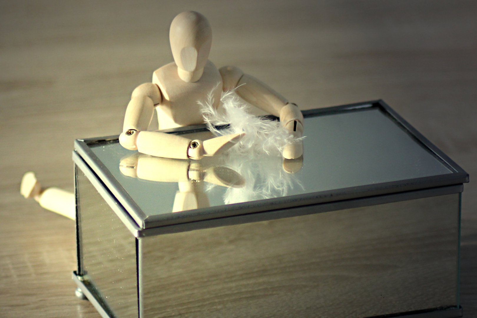 Der Grübler... Foto & Bild | experimente, stillleben, gespiegelt Bilder ...