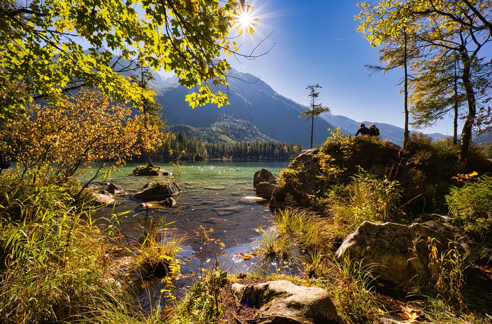 Der Hintersee im Herbst_01 Foto & Bild | landschaft, bach, fluss & see, fotos Bilder auf ...
