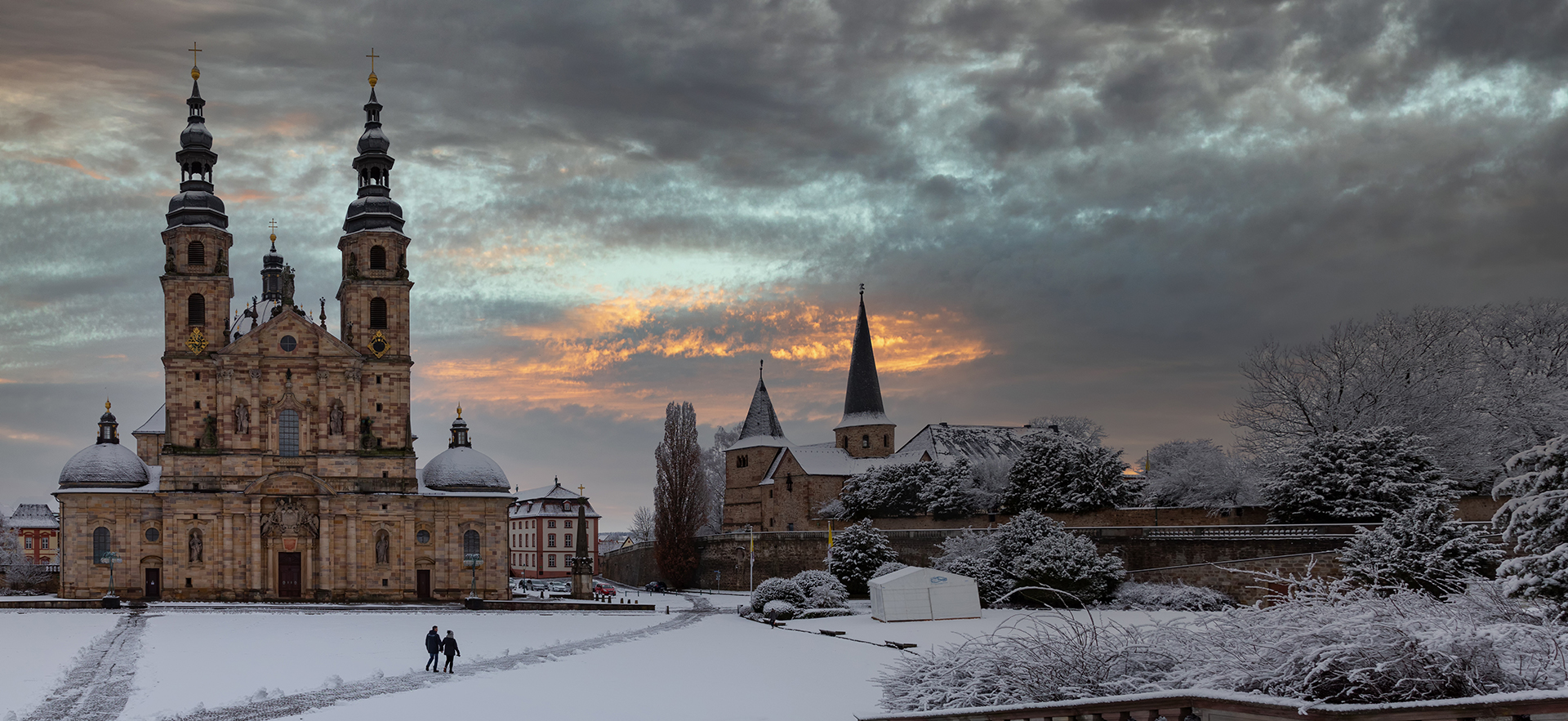 der Hohe Dom und die Michaelskirche in Fulda Foto & Bild | world ...