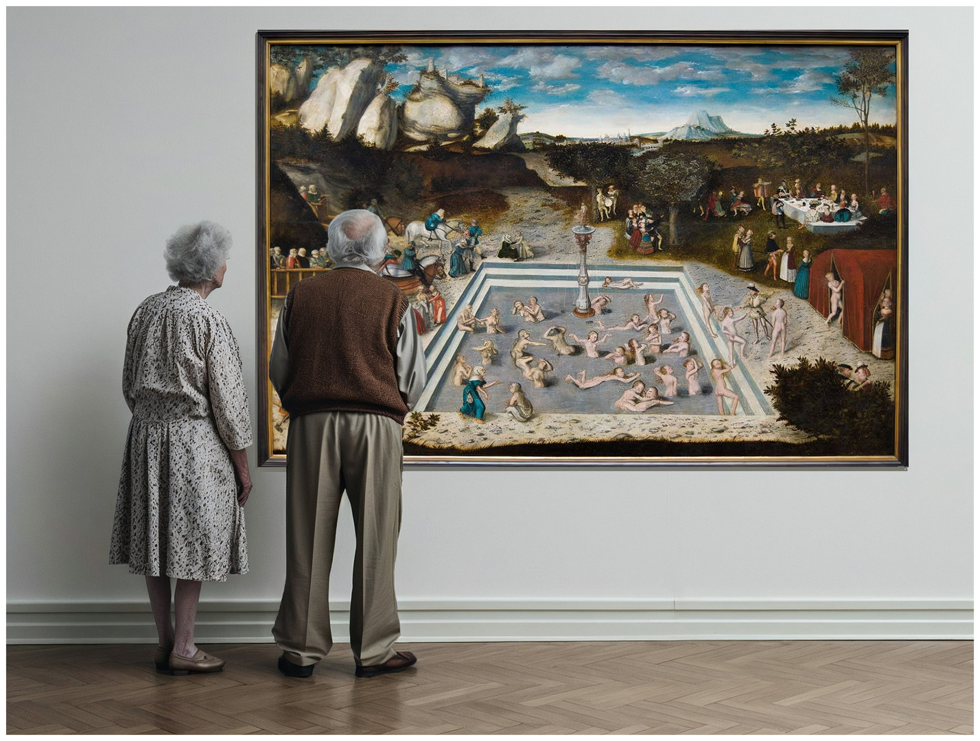 Der Jungbrunnen Foto & Bild | ki-generierte bilder, ki - montagen, ki - menschen Bilder auf ...