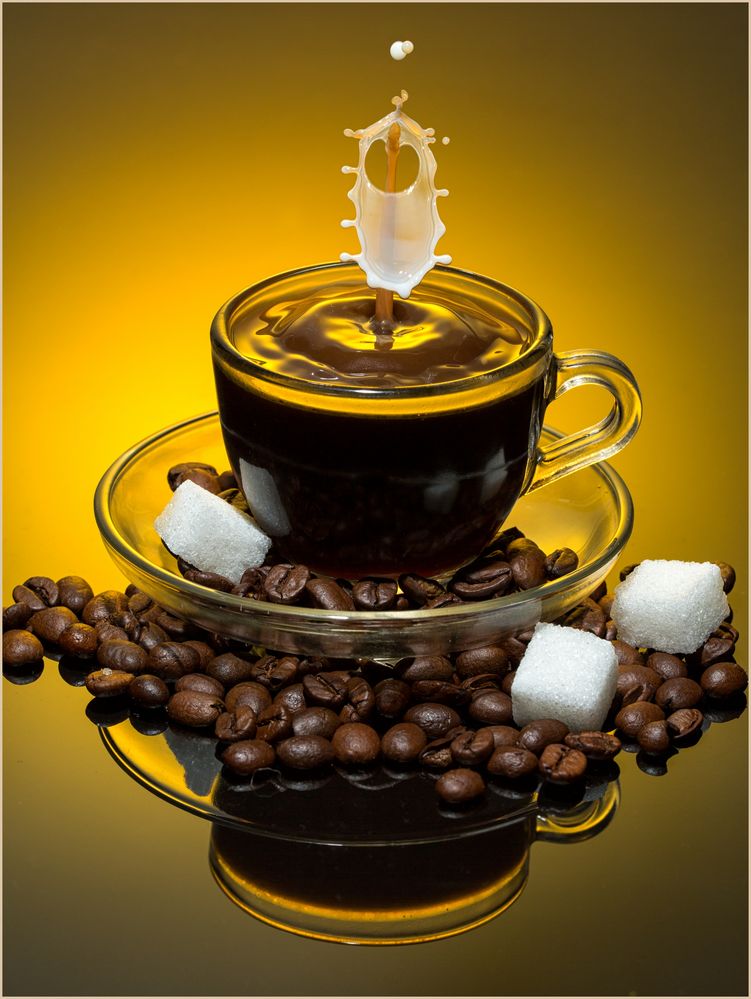 Der Kaffee ist fertig Foto & Bild | tropfenfotografie, art, spezial ...