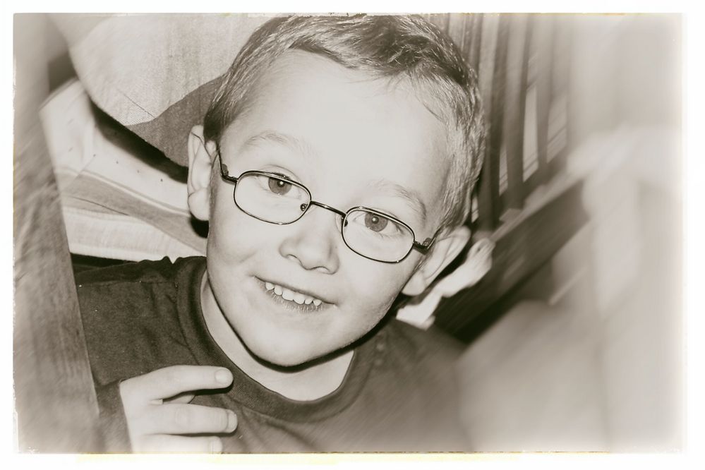 der kleine Professor Foto & Bild | digiart, bearbeitung, monochrom ...