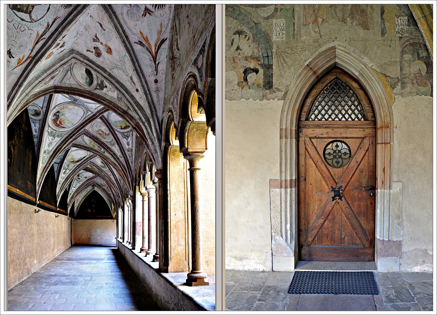 + der Kreuzgang des Klosters + Foto & Bild | sakralbau, architektur, südtirol Bilder auf ...