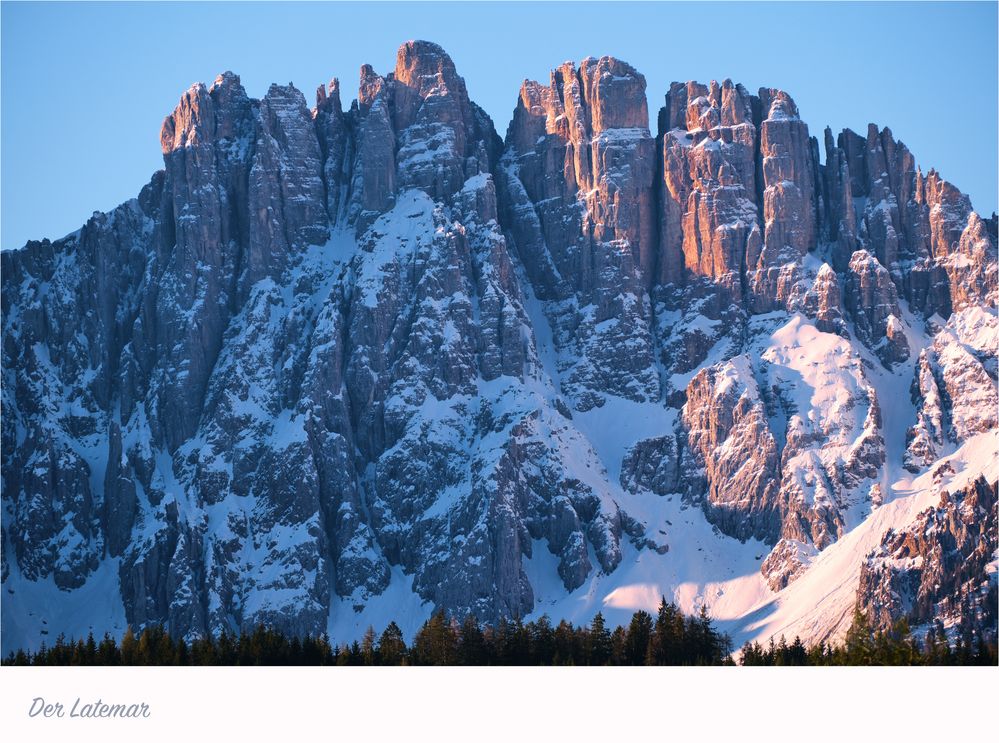 Der Latemar Foto & Bild | landschaft, berge, gipfel und grate Bilder ...
