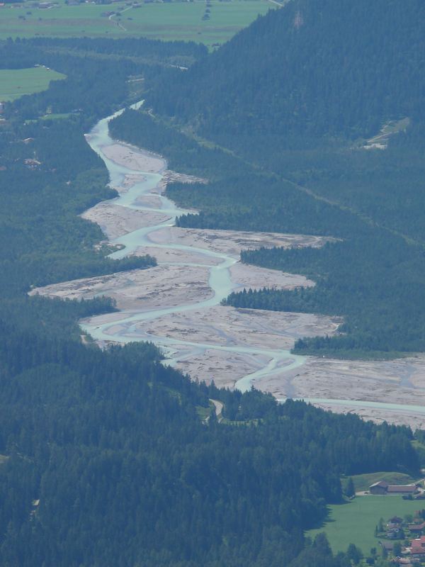 Der " LECH" - natürlicher Flusslauf Foto & Bild | landschaft, bach ...