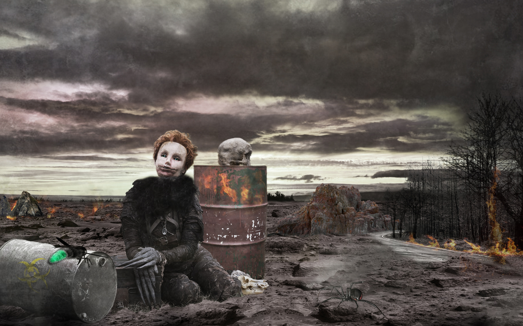 der letzte seiner Art Foto & Bild | composing, digiart, spinne Bilder ...