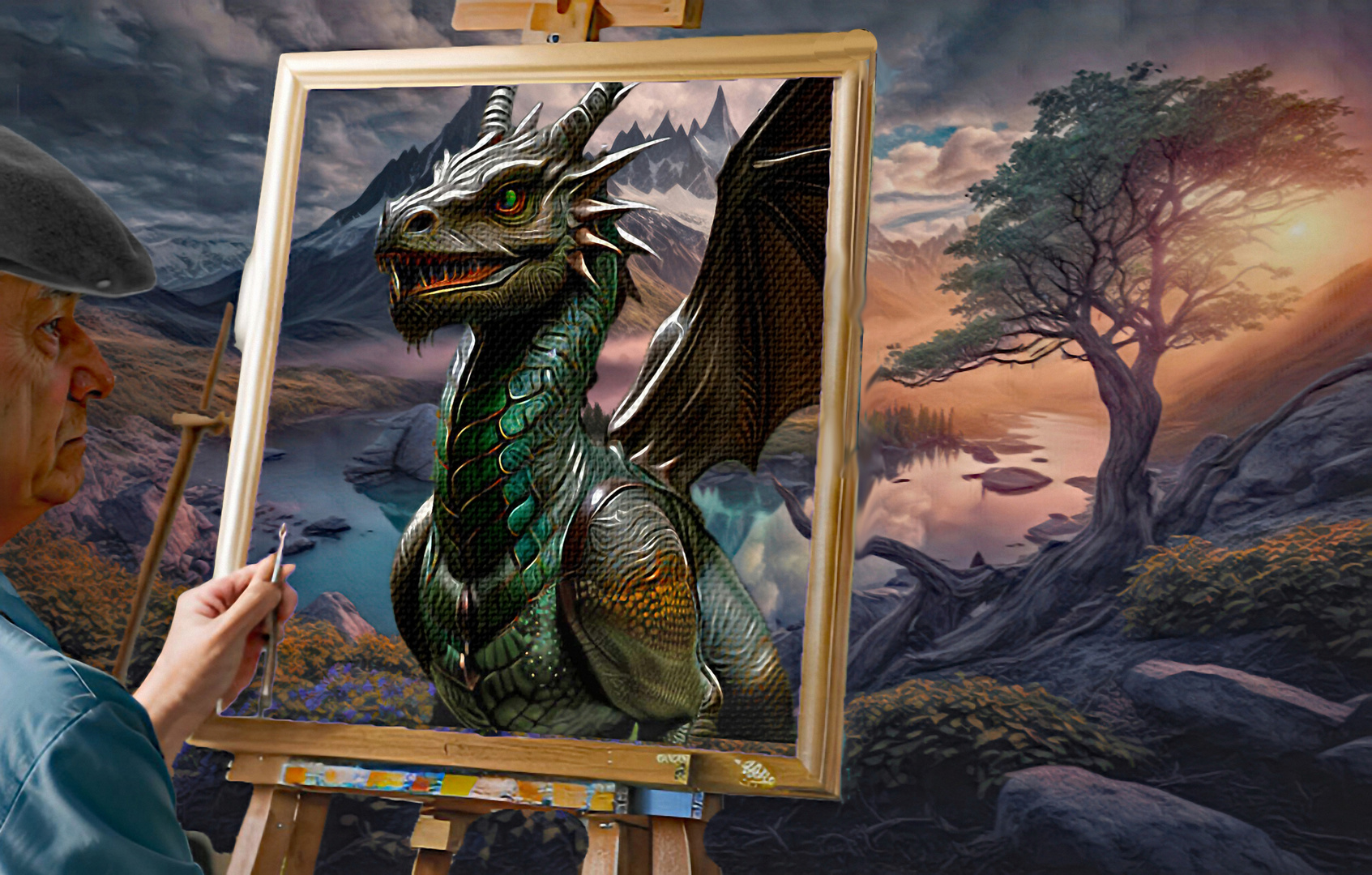 Der Maler Foto & Bild | spezial, surreal, outdoor Bilder auf fotocommunity