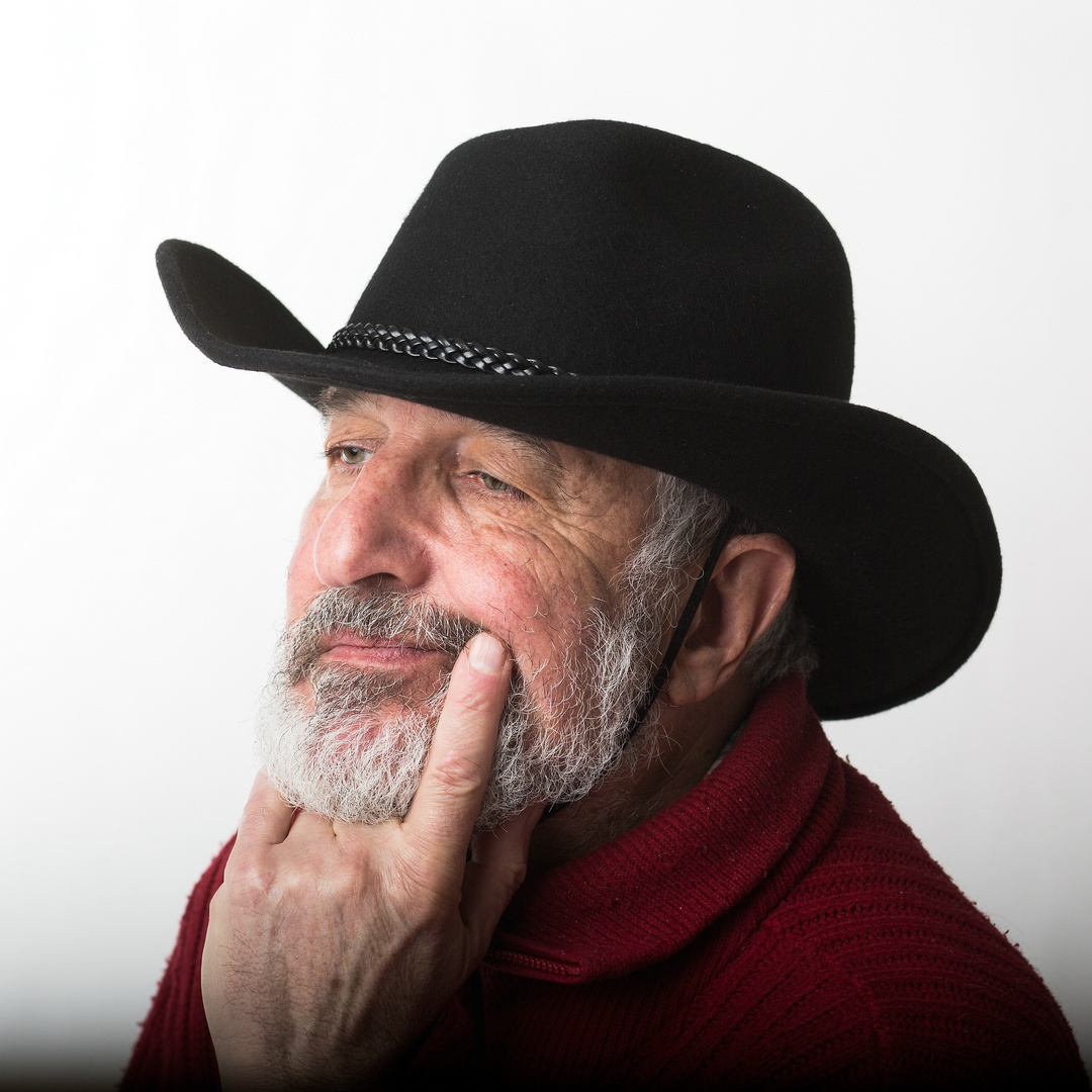 Der Mann mit Bart und Hut Foto & Bild | portrait, selbstportraits ...