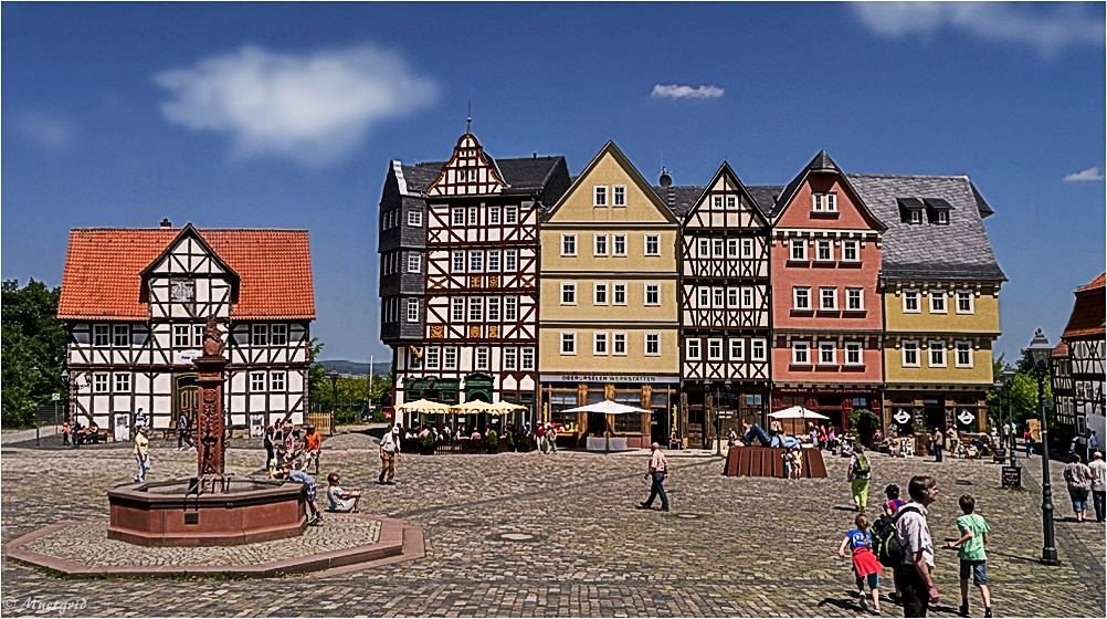 ~ der Marktplatz ~ Foto & Bild | deutschland, europe, hessen Bilder auf ...