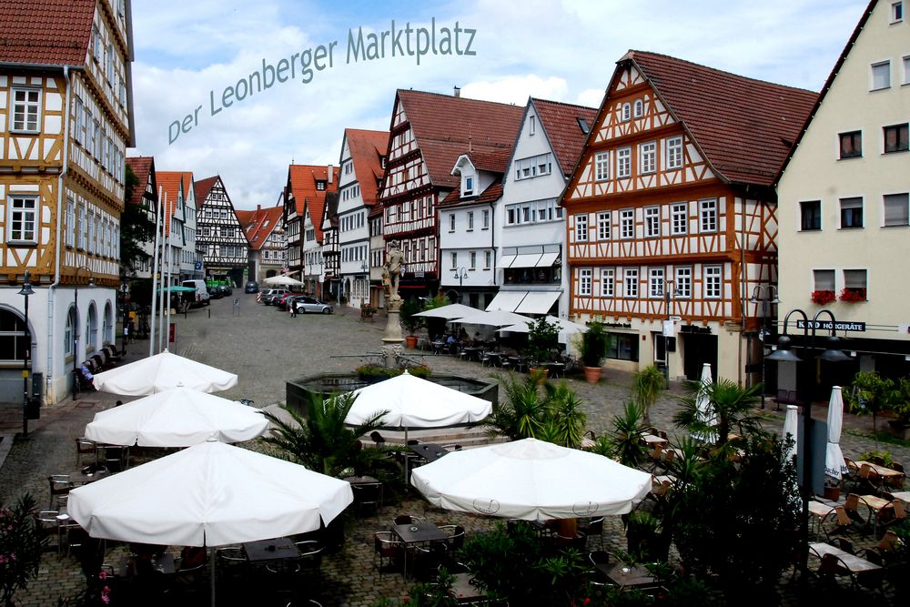 Der Marktplatz in Leonberg Foto & Bild | deutschland, europe, baden ...