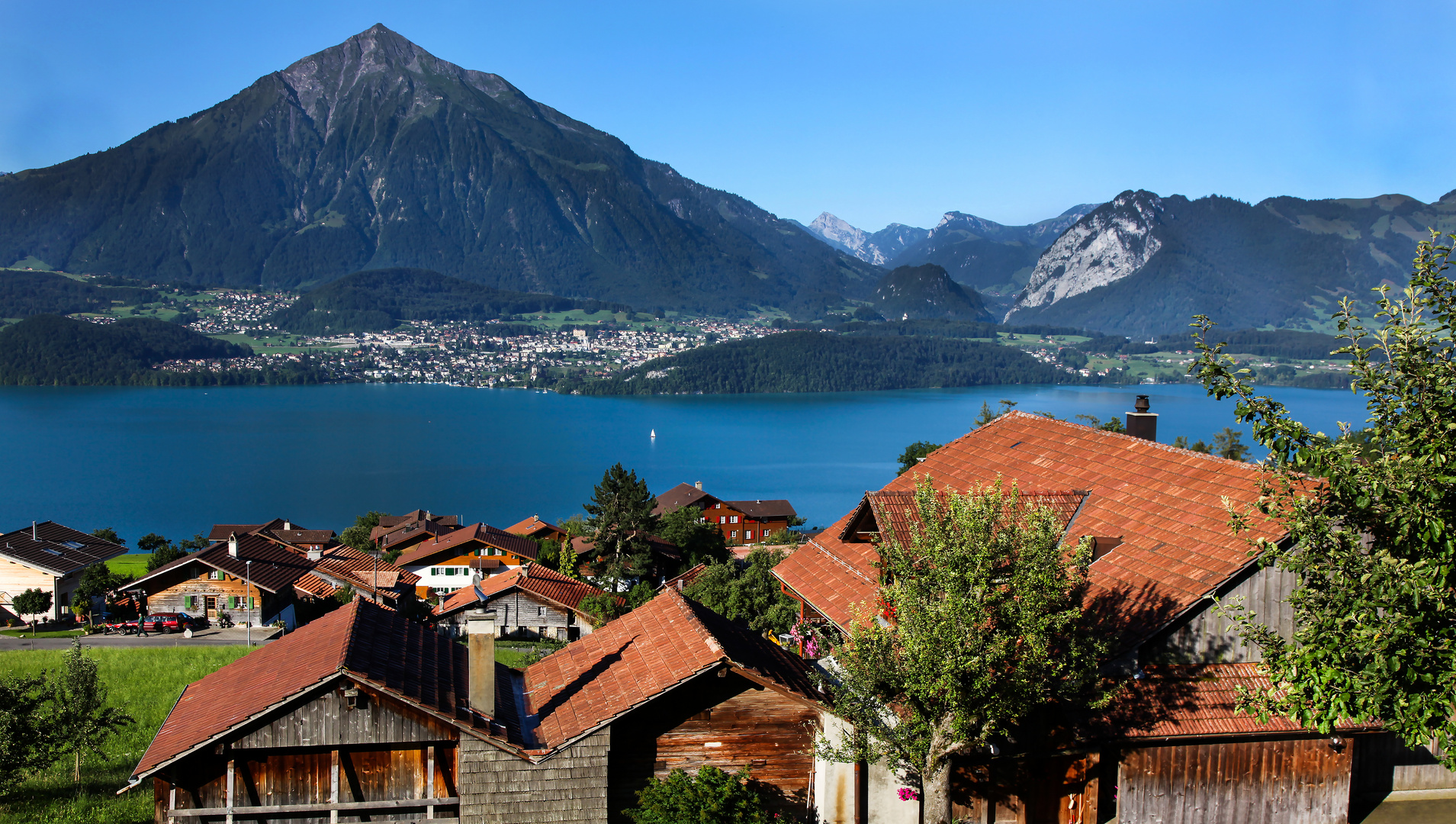 Der Niesen Mit Thuner See Foto And Bild Europe Schweiz And Liechtenstein