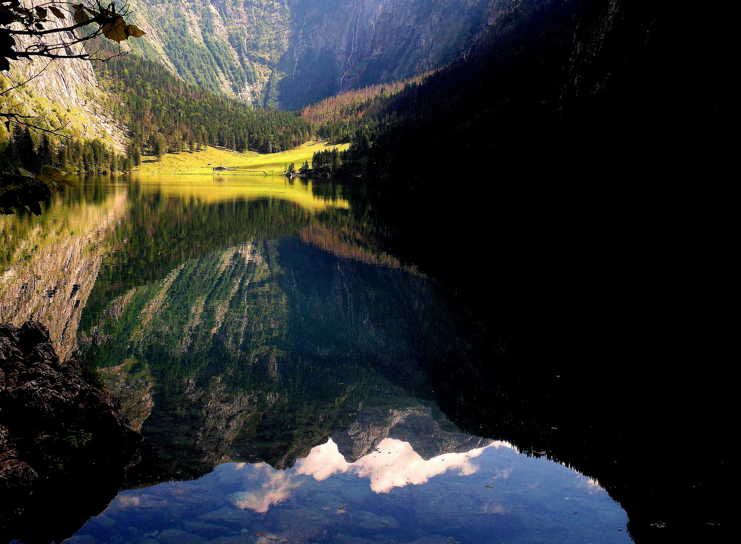 Der Obersee hinter dem Königssee Foto & Bild | deutschland, europe ...