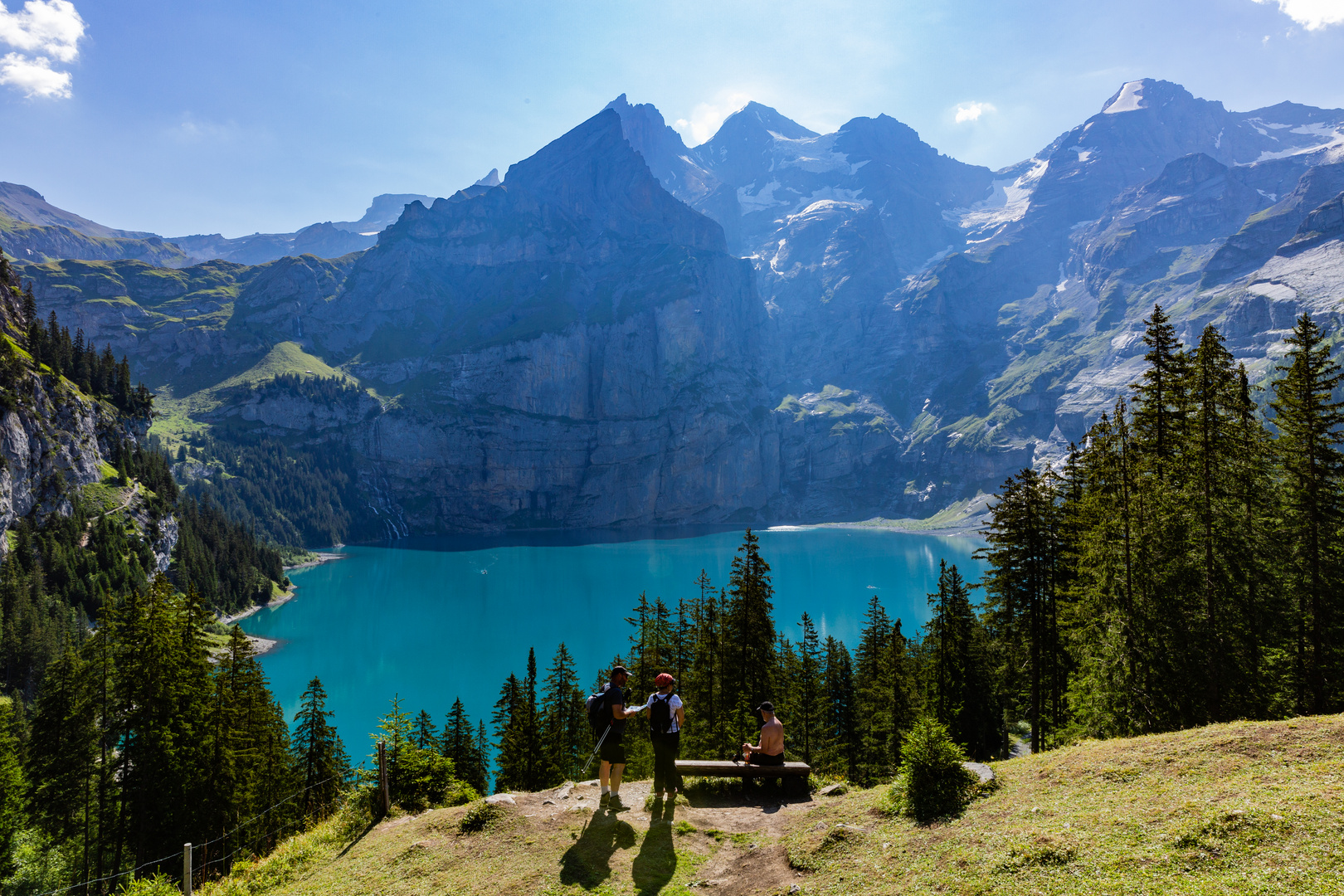 Der Oeschinensee Foto & Bild | schweiz, berner oberland, bergsee Bilder ...